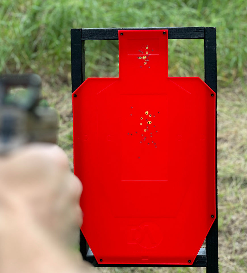 Full-Size Silhouette Target, Self-Healing, Color Changing – DA Targets